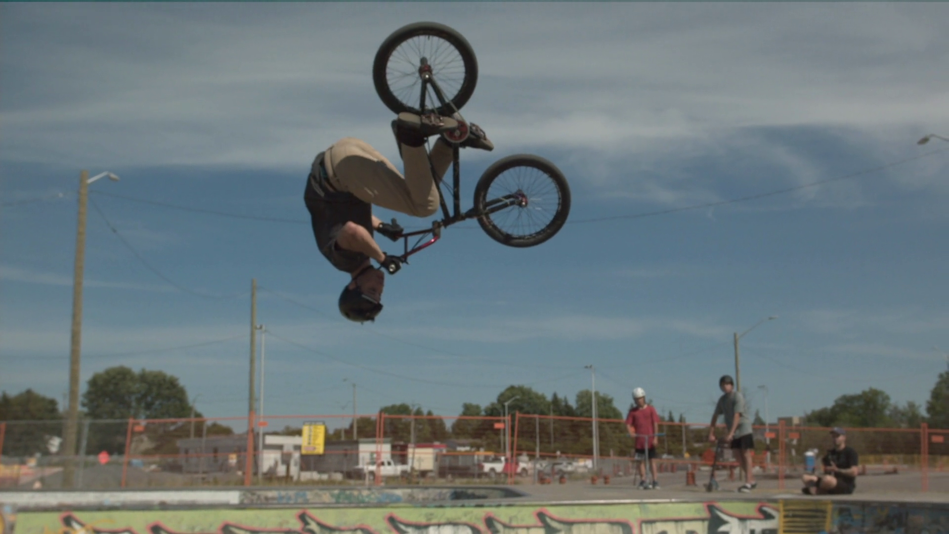 Bmx Slow Motion Backflip Trick Stock Footage SBV-349228406 - Storyblocks