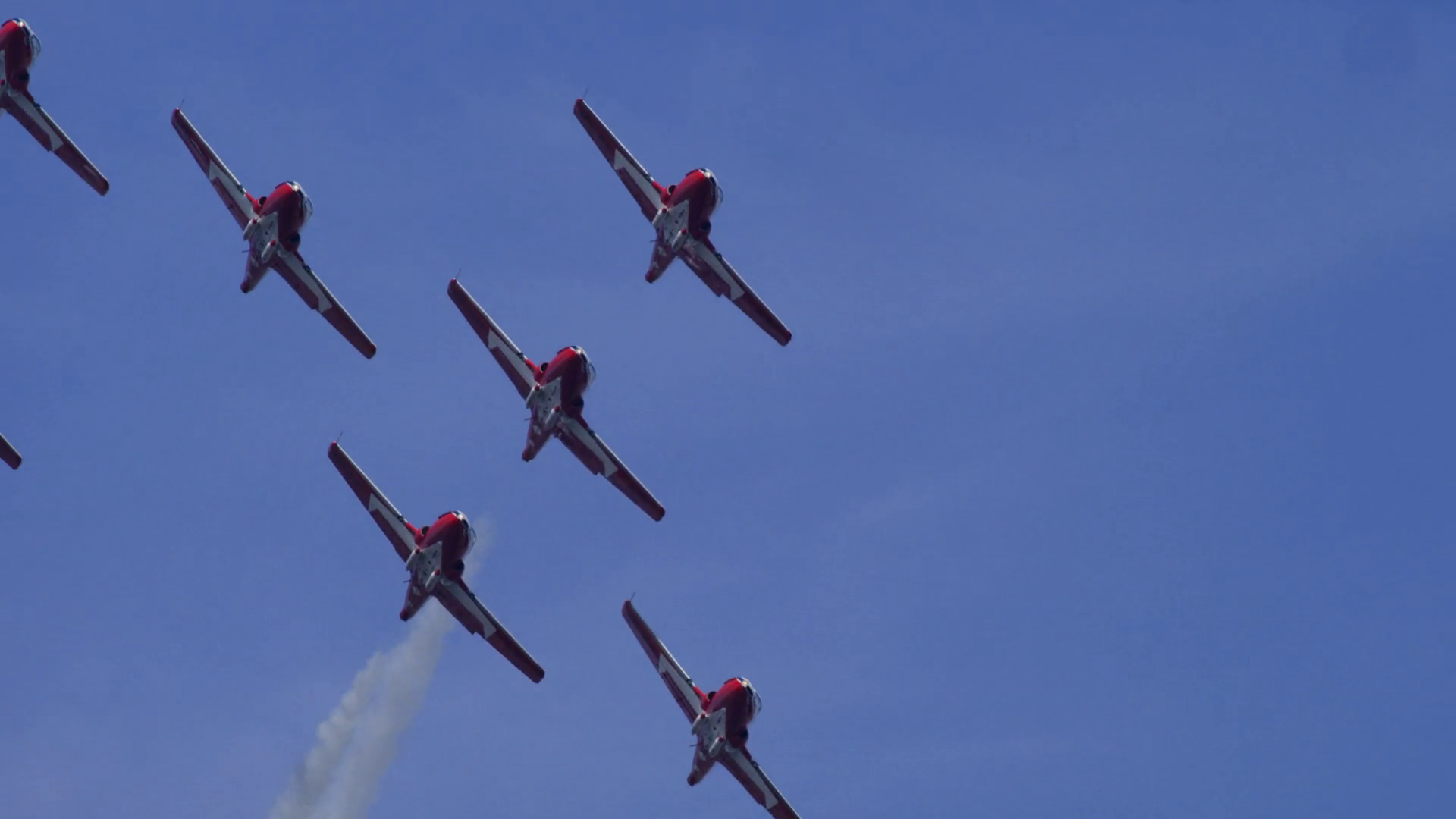 Canadian Aviation Close Up Slow Motion Of Stock Footage SBV-348565574 ...