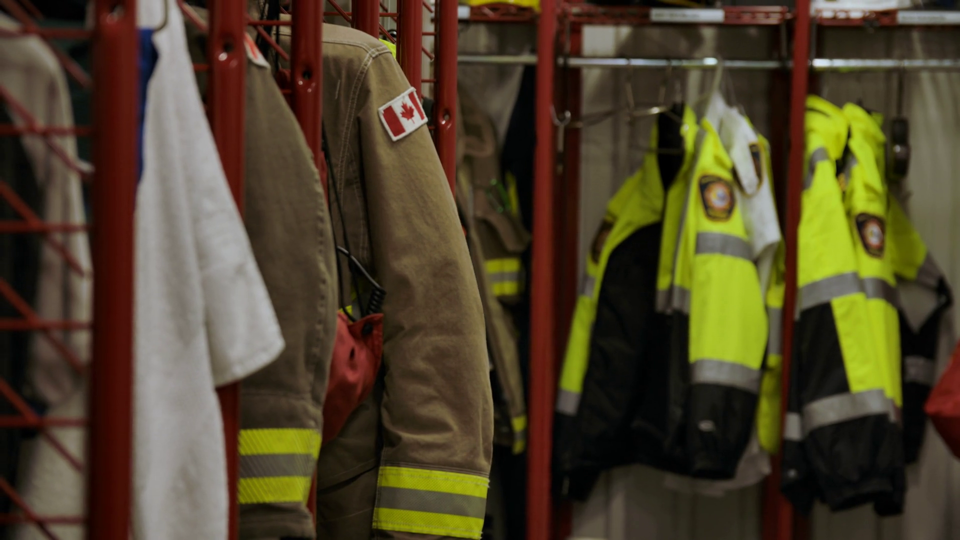 Canadian First Responders Close Up Of Stock Footage SBV-351959788 ...