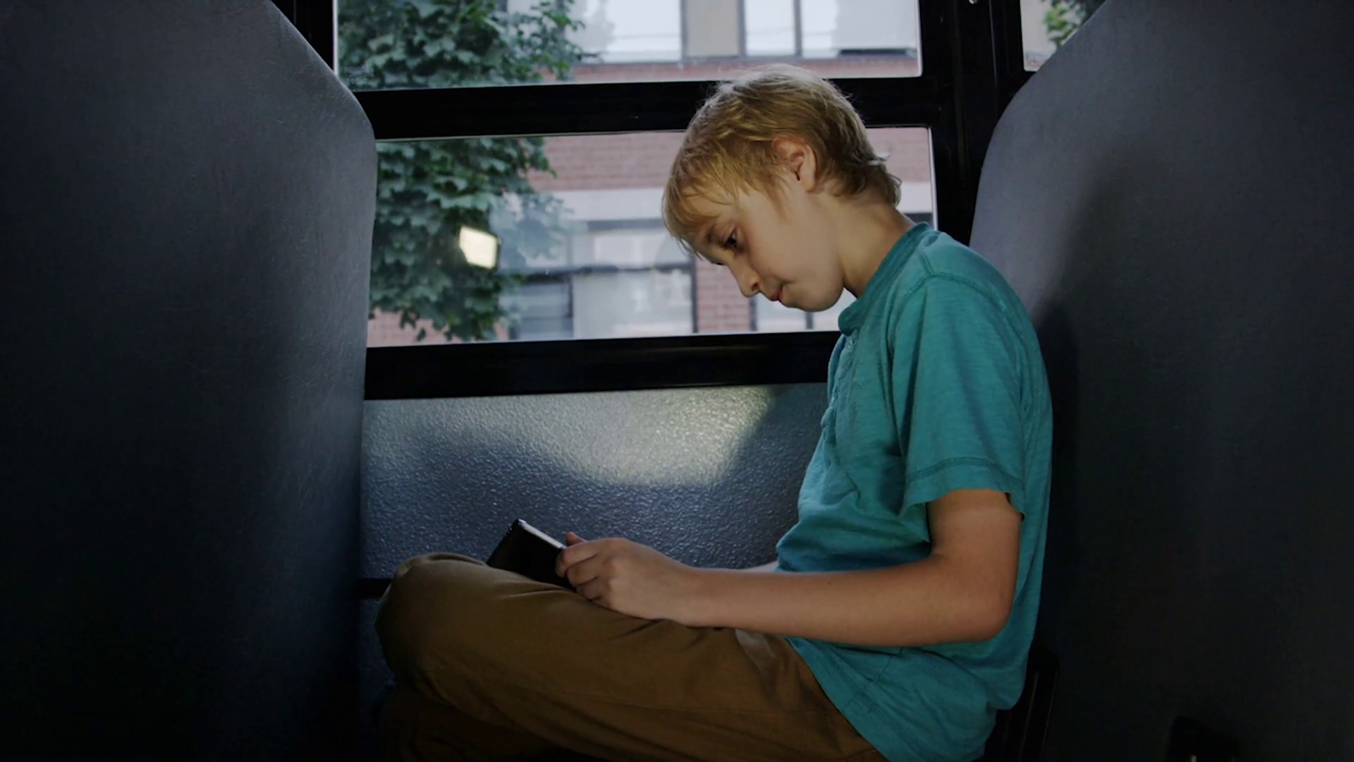 Children On School Bus Cyber Bully Boy Stock Footage SBV-348392699 ...