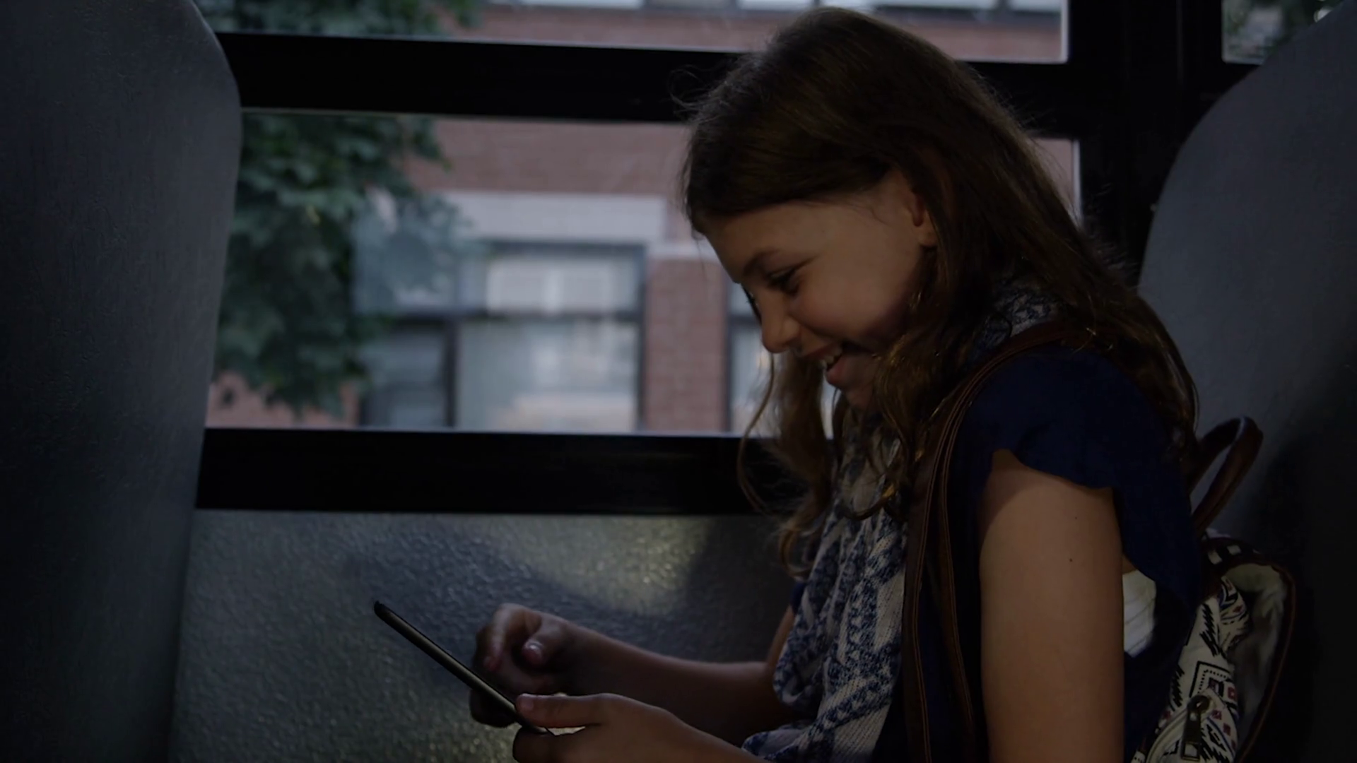 Children On School Bus Cyber Bullying Girl Stock Footage SBV-348392713 ...