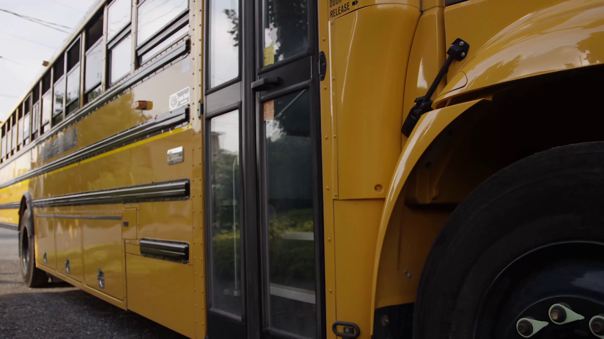 Children On School Bus Kids Getting Off Of Stock Footage SBV-348392600 ...