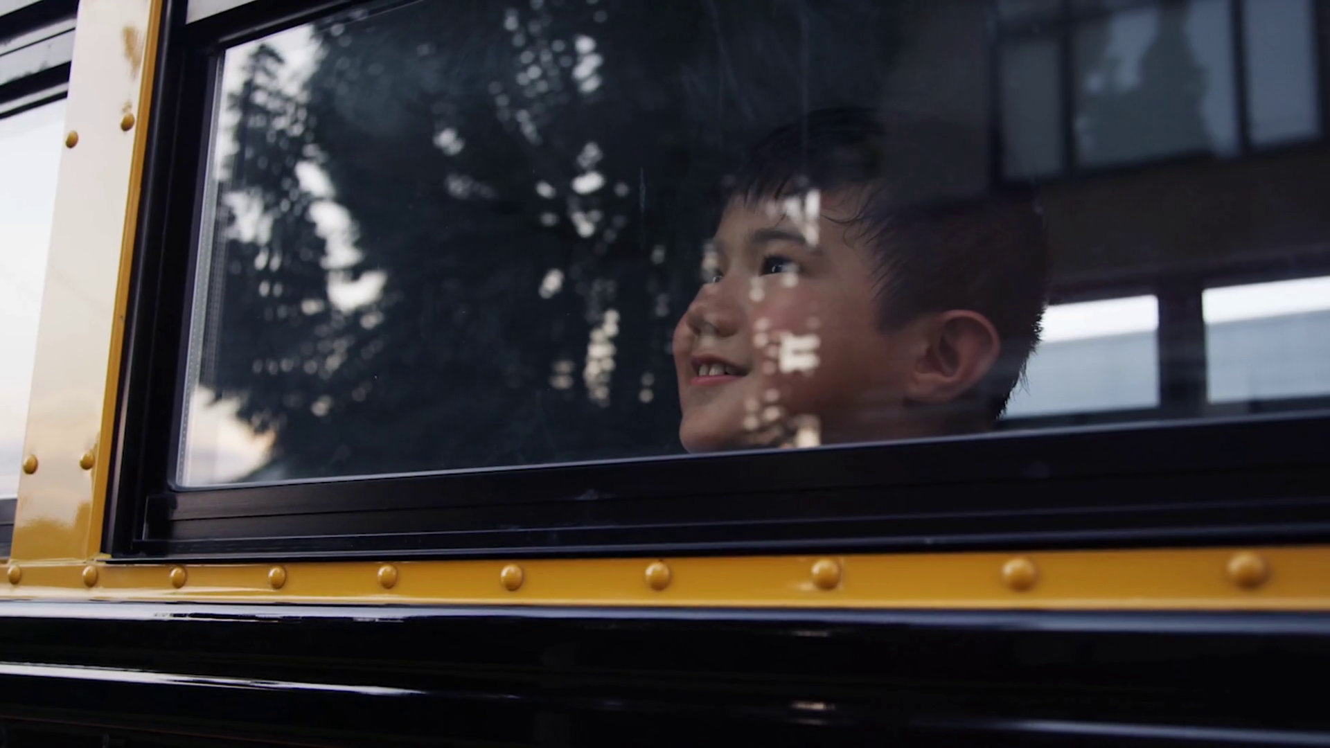 Children On School Bus Optimistic Looking Stock Footage SBV-348392459 ...