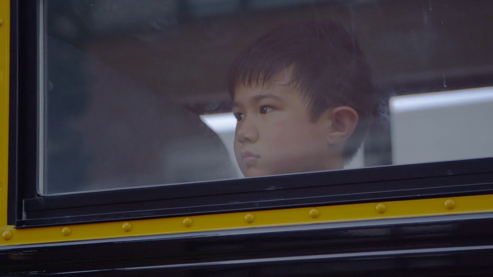 Children Riding School Bus To Class Young Stock Footage SBV-348392789 ...