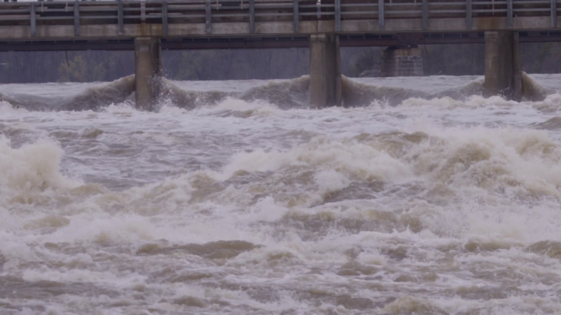 Climate Change Visuals Rushing Flood Waters Stock Footage SBV-347718551 ...