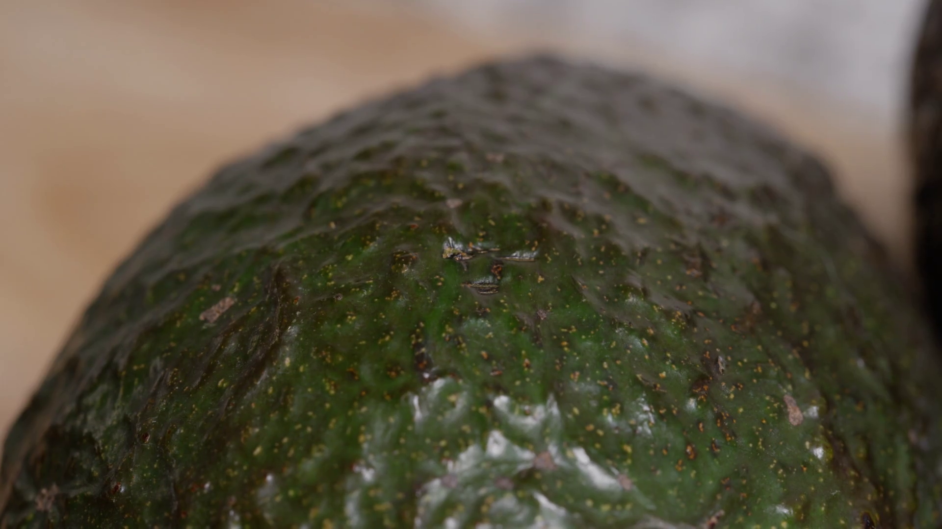 Close Up Macro Of Ripe Avocado Skin Stock Footage SBV-347717374 ...