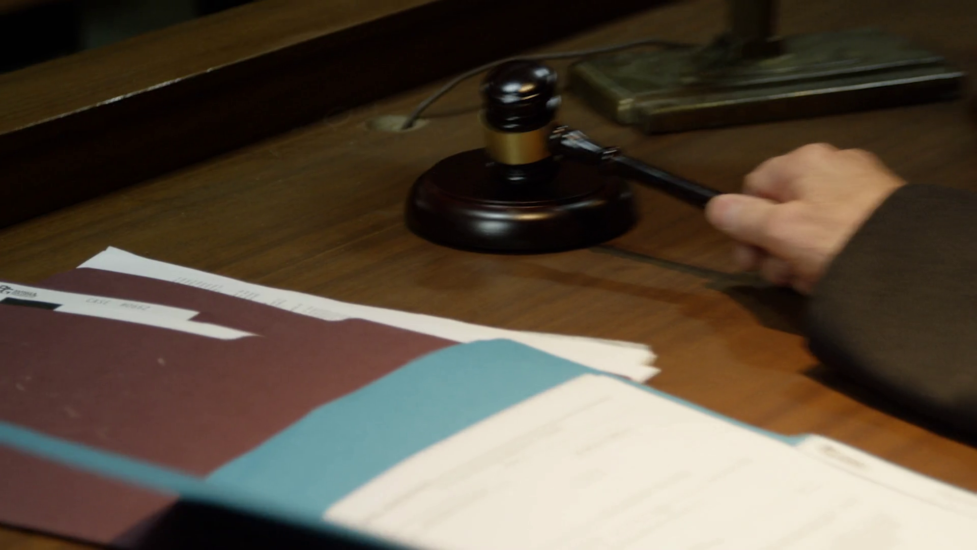 Court House - Snap Zoom From Files To Gavel Stock Footage SBV-348391641 ...