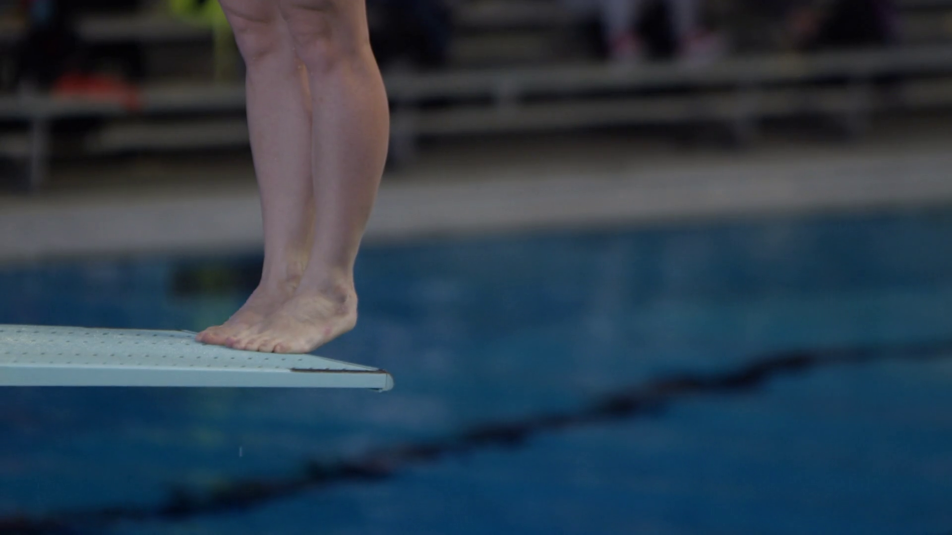 Diving Competition In Olympic Style Pool X Stock Footage SBV-347759107 ...