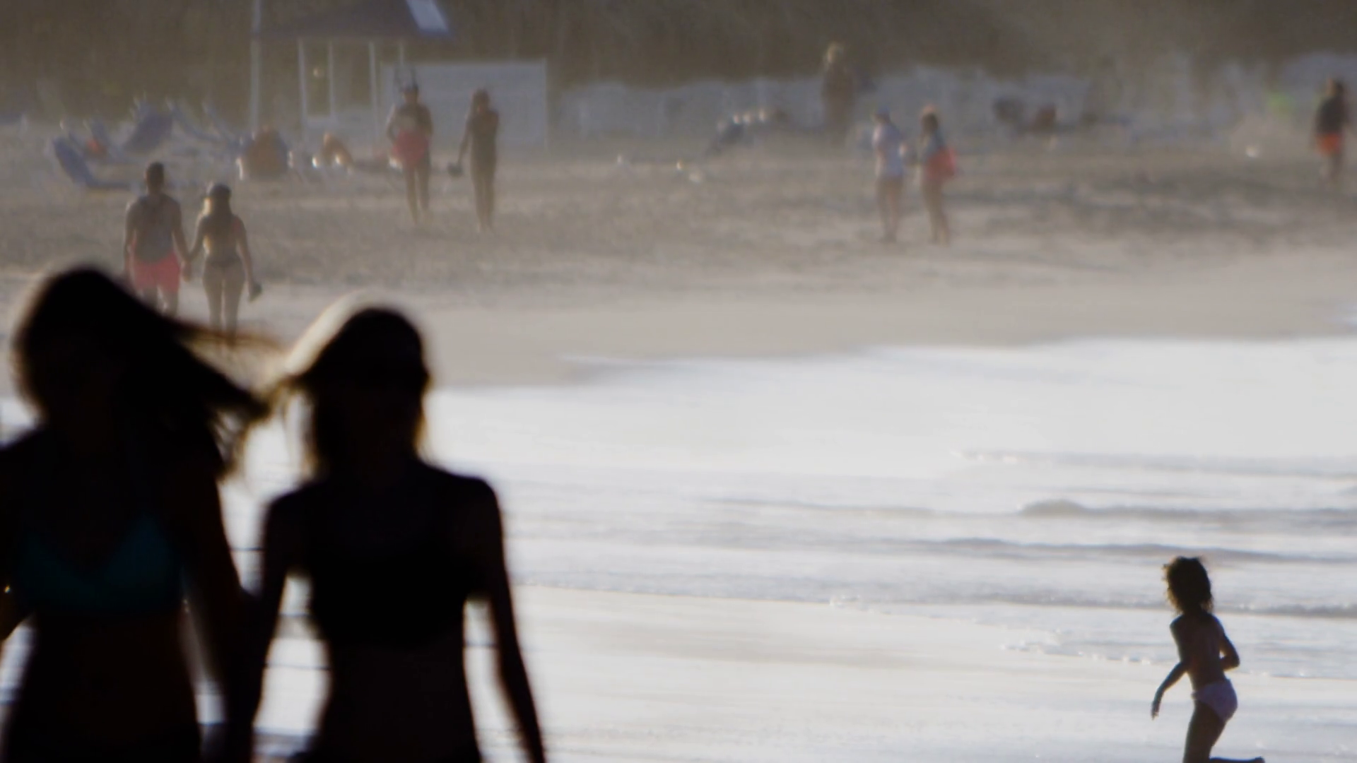 Dominican Resort Slow Motion Beach Scene Out Stock Footage SBV ...