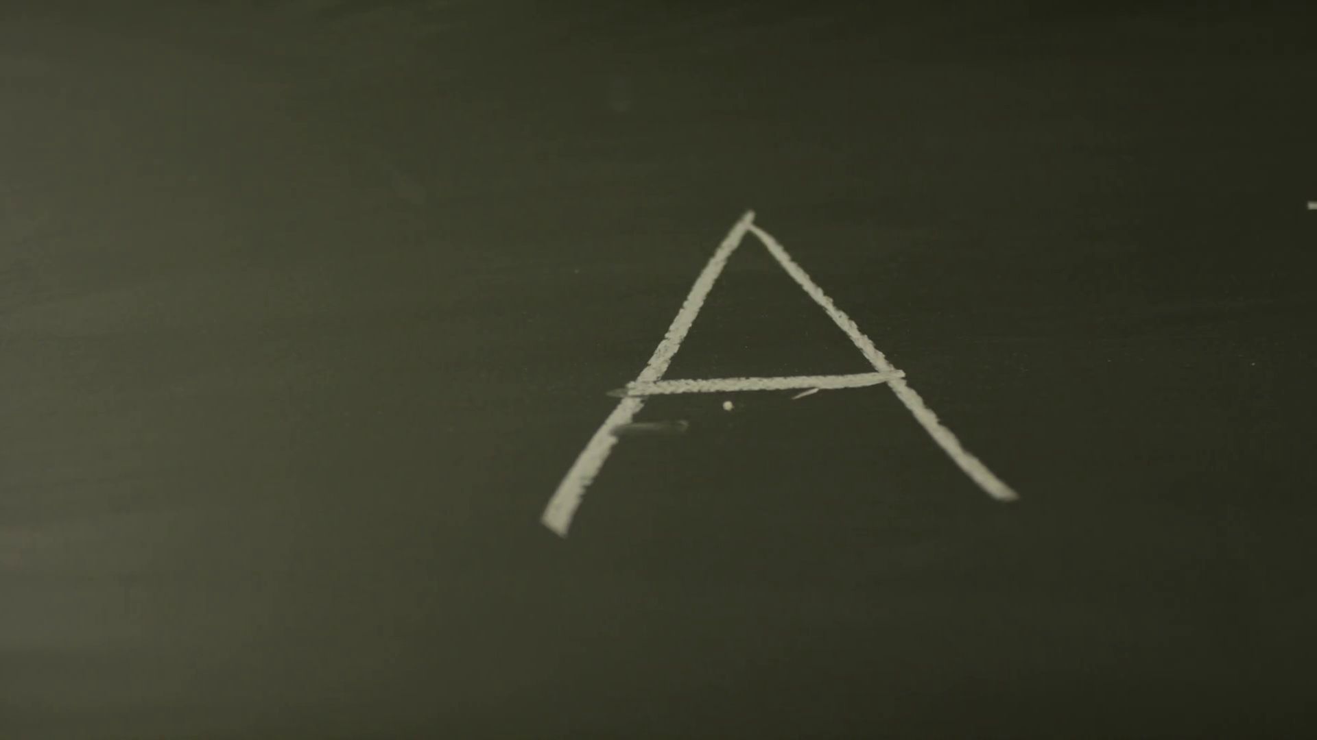 Education Chalk Board In Class Abc Dolly Stock Footage SBV-347750947 ...