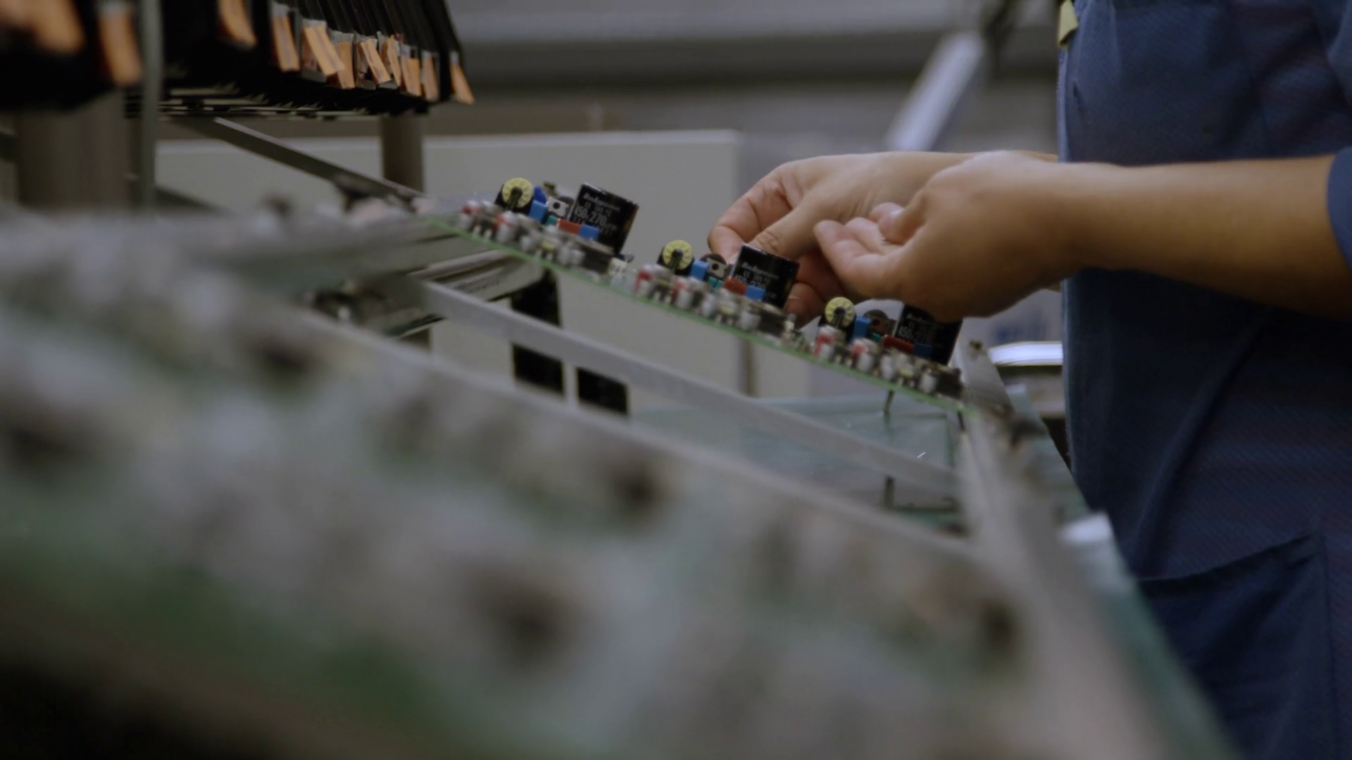 Electronics Manufacturing - Person Building Stock Footage SBV-348564135 ...
