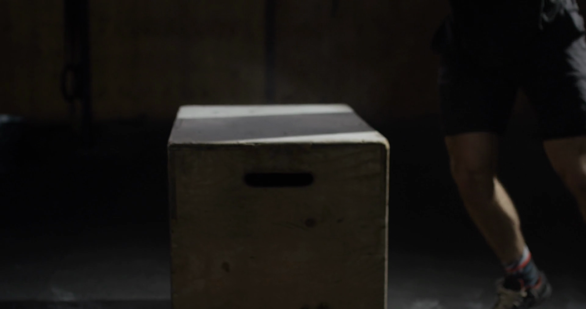 Extreme Atheltics Male Crossfit Box Jump Stock Footage SBV-348565486 ...