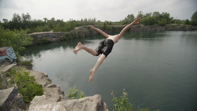 Bali Cliff Jumping Stock Footage: Royalty-Free Video Clips - Storyblocks