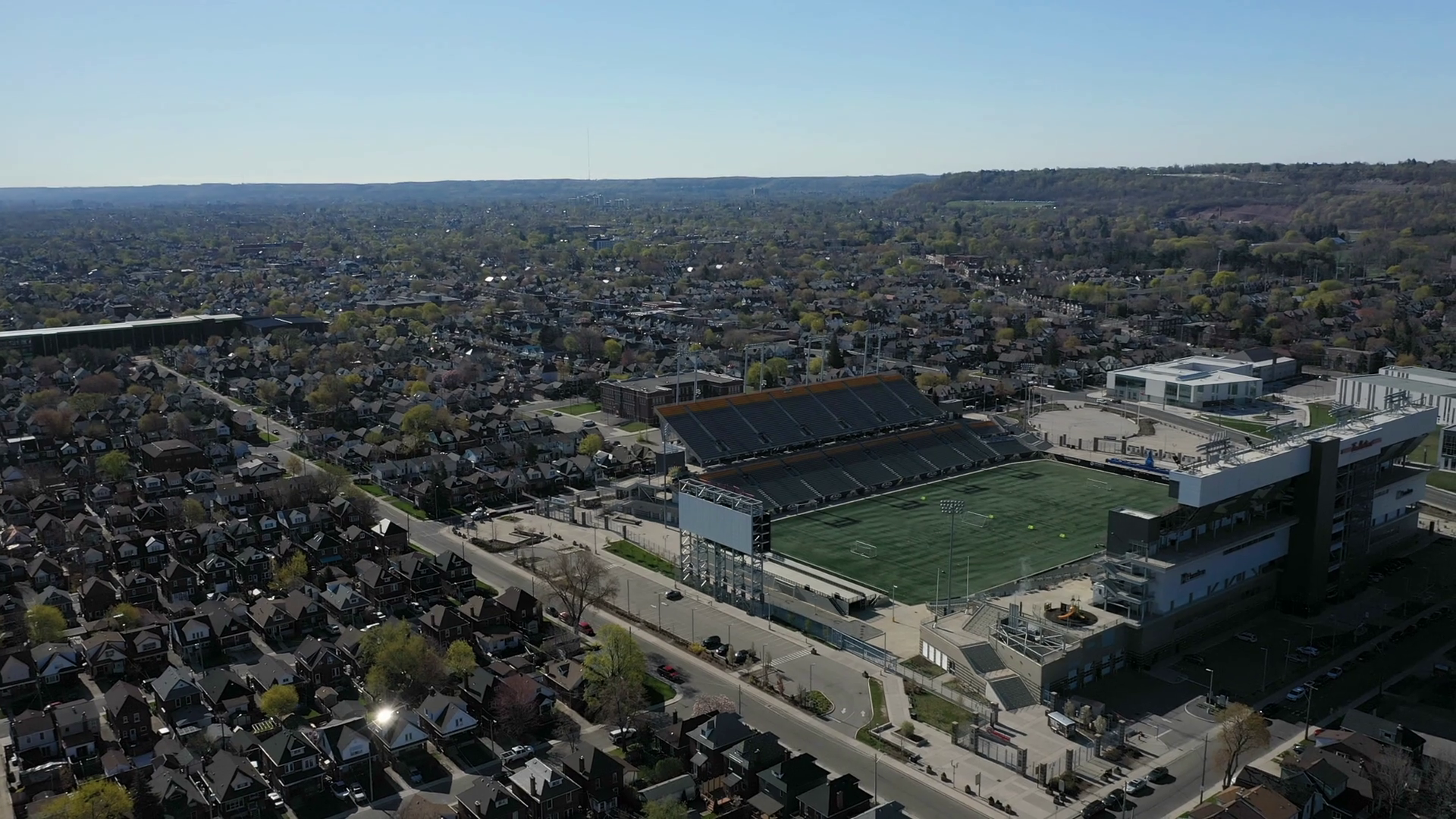 Hamilton Tim Hortons Field Cfl Football Stock Footage SBV-351950036 ...