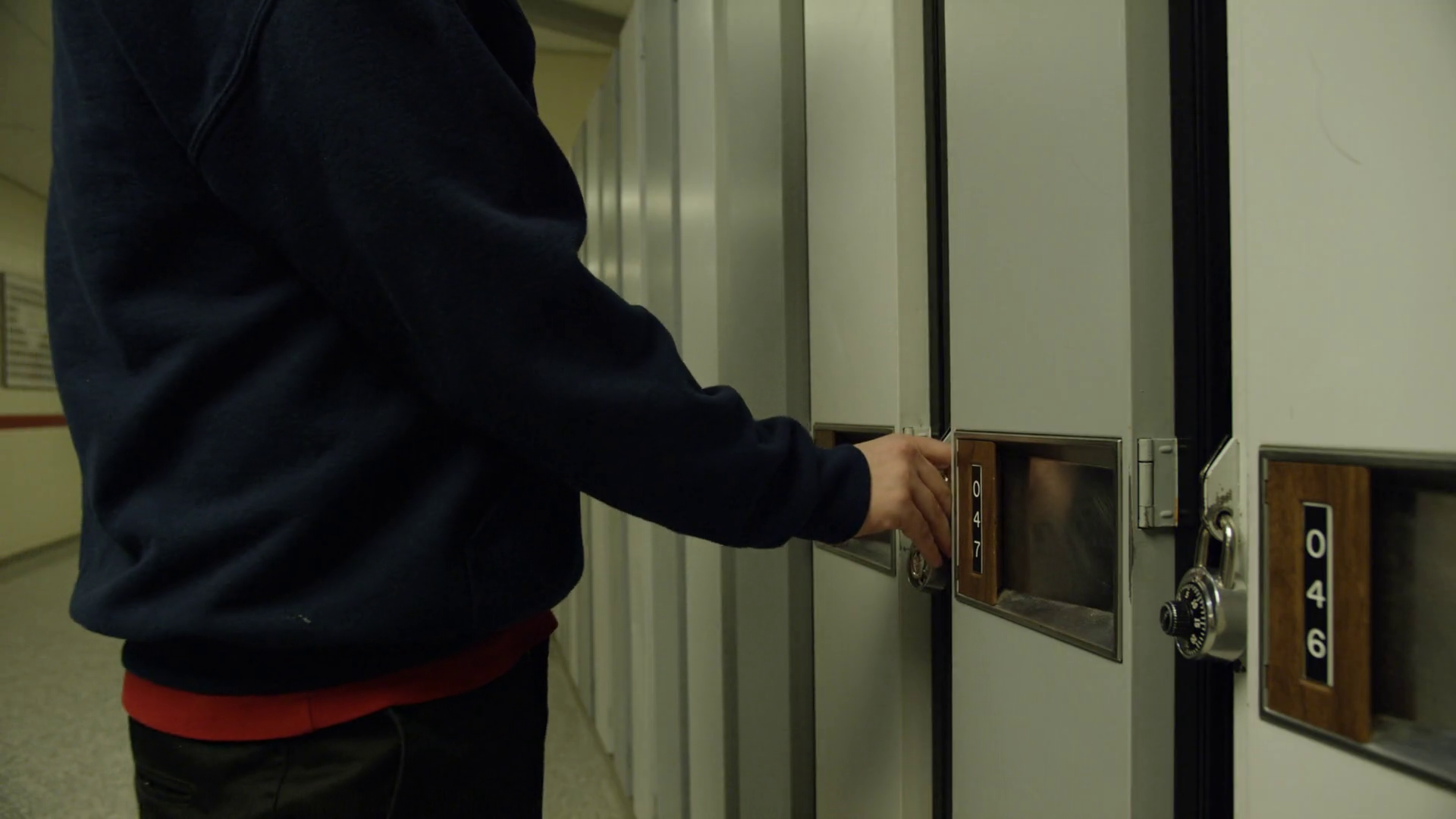 High School Co Op Learning Open School Locker Stock Footage SBV ...