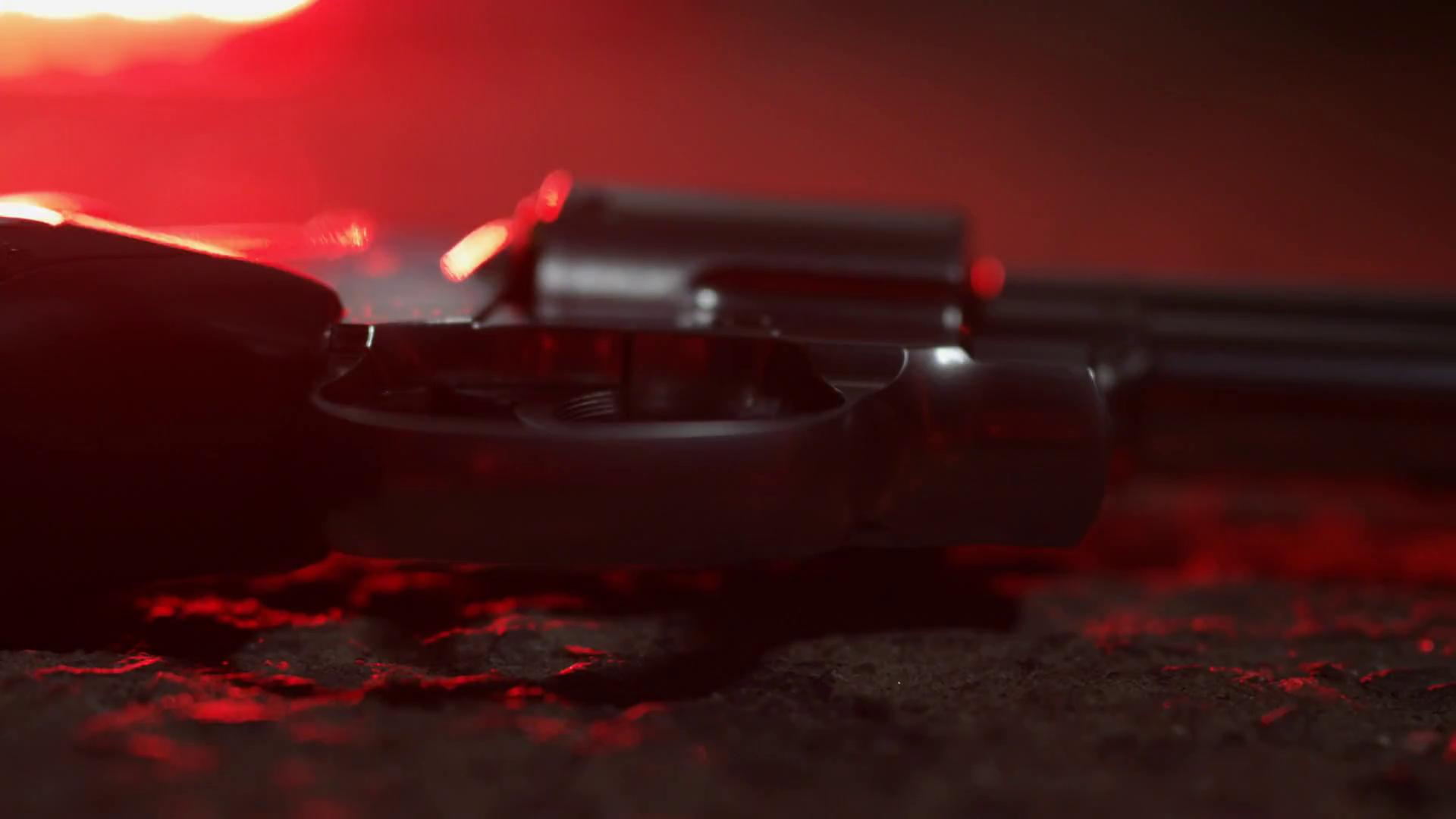 Illegal Guns Csi Investigator Picks Up Gun Stock Footage Sbv