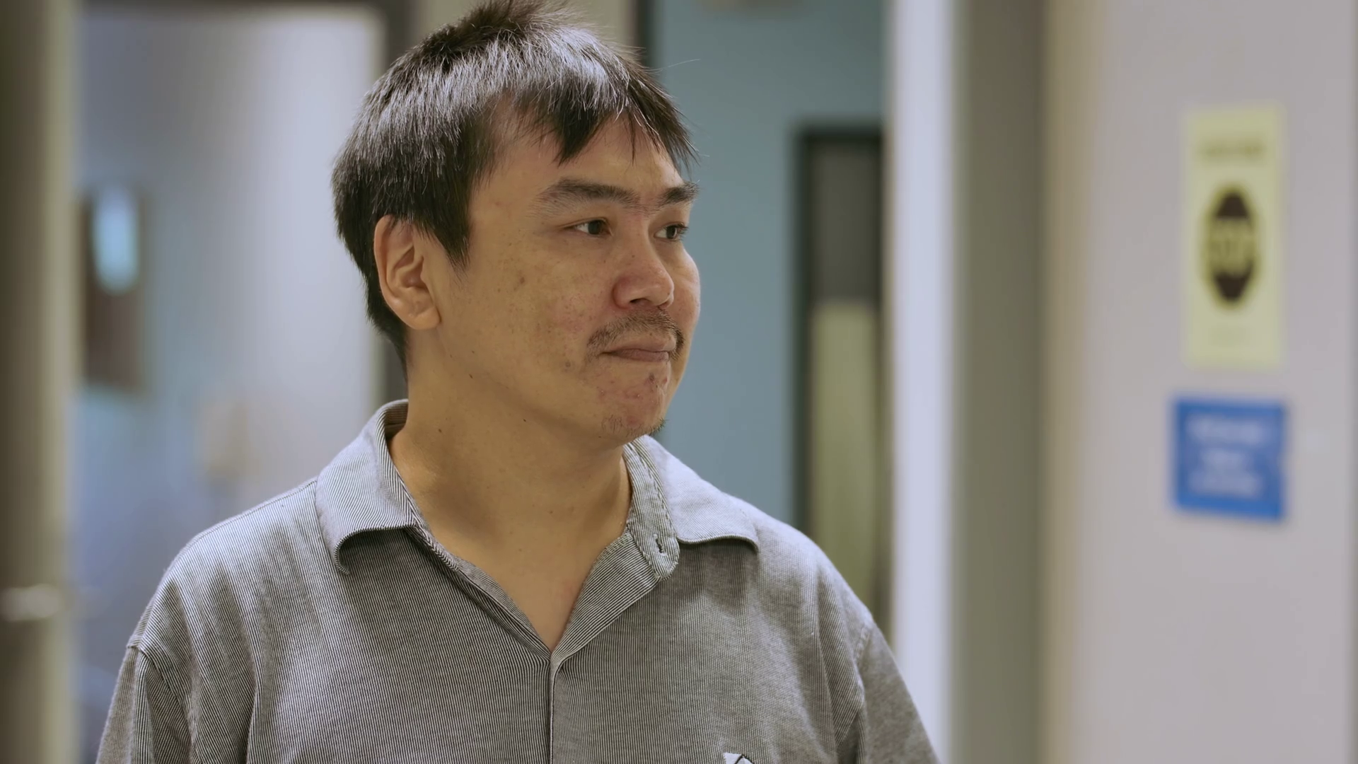 Inuk Inuit Man Smiling At Camera In Hospital Stock Footage SBV ...