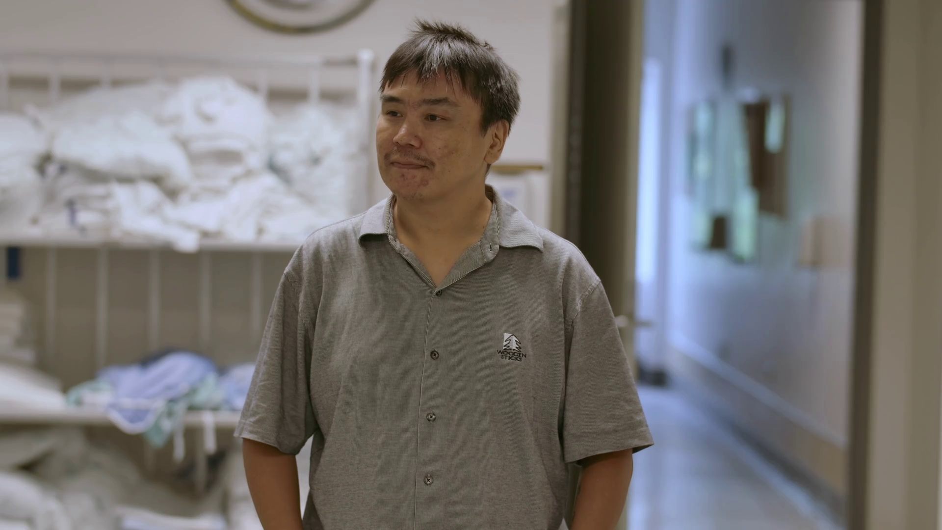 Inuk Man Smiling At Camera In Hospital Stock Footage SBV-348498557 ...