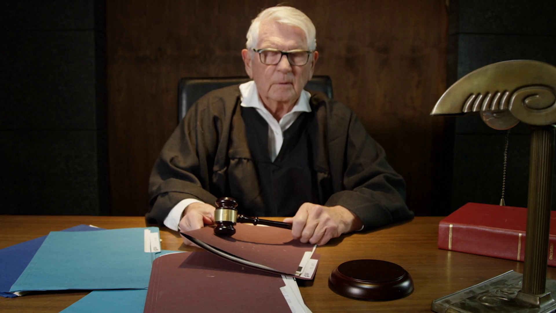 Judge In Court Talking With Lawyers Hd Stock Footage SBV-348728520 ...