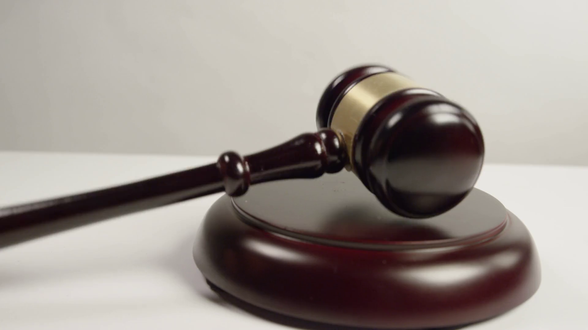 Law Justice Judges Gavel Case Closed Stock Footage SBV-347704671 ...