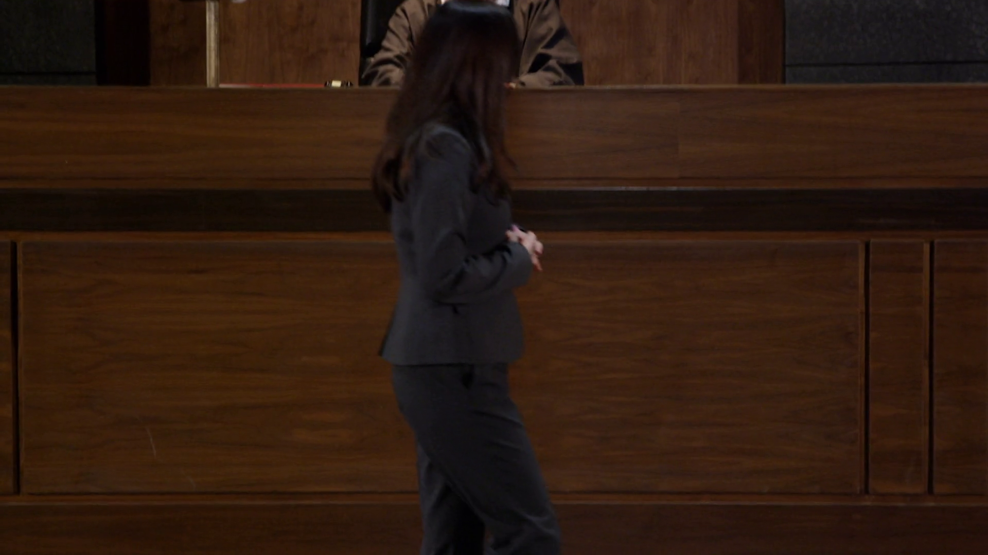 Lawyer Female Walking In Front Of Judge - Stock Footage SBV-348391821 ...