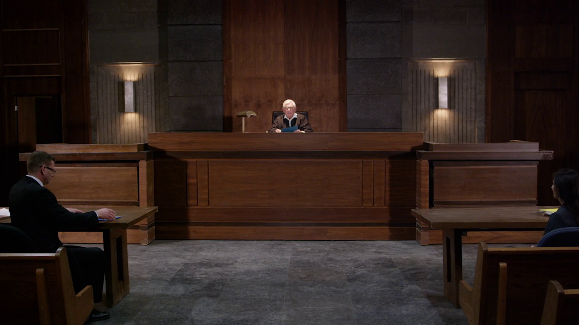 Lawyer - Male Stands Up To Hand Judge File Stock Footage SBV-348391803 ...