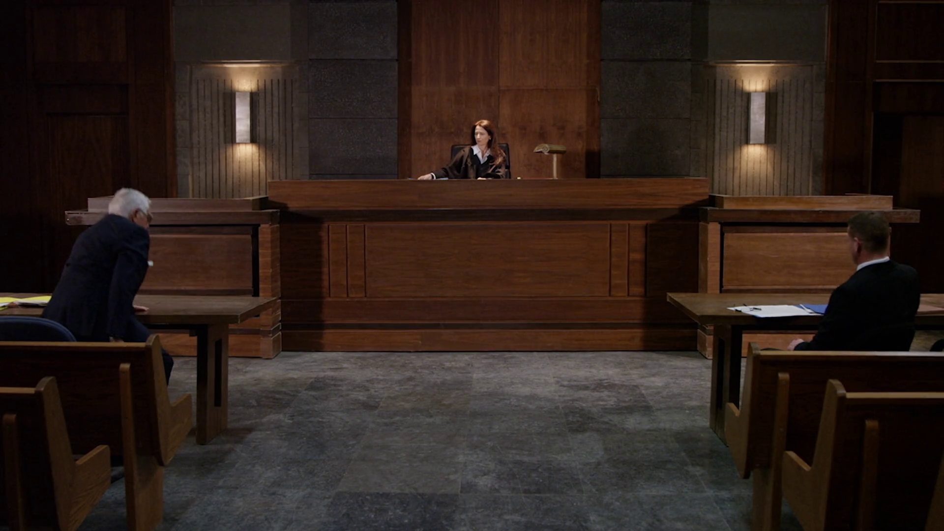 Lawyer Senior Partner Approaching Bench To Stock Footage SBV-348728554 ...