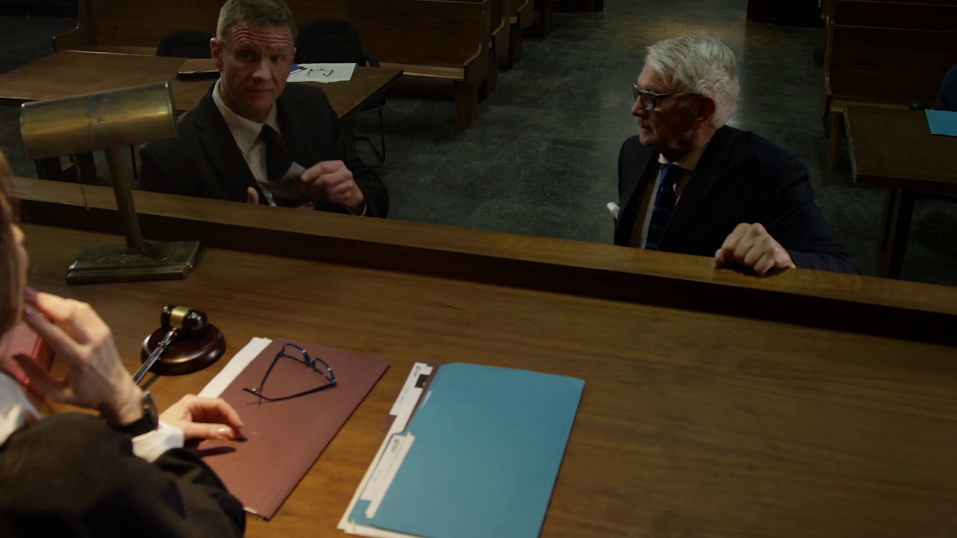 Lawyer Trying To Bribe Judge In Court Room Hd Stock Footage SBV ...