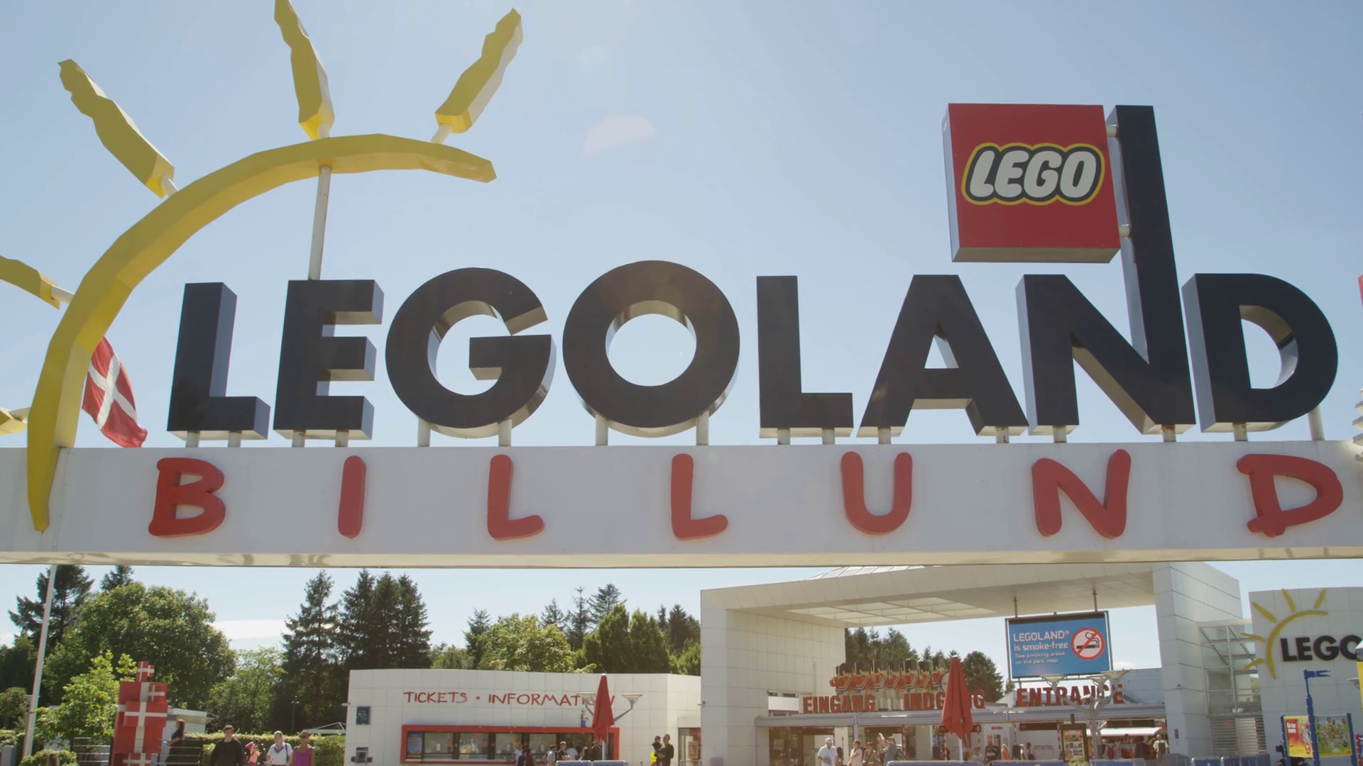 Legoland Denmark Straight On View Of Lego Stock Footage SBV-347733859 ...