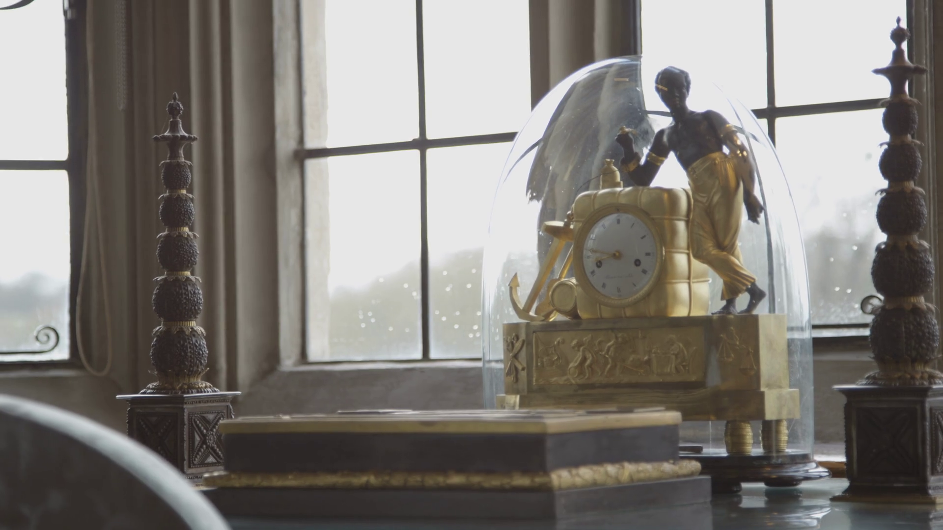 Letter Writing Desk In Library Of Wealthy Stock Footage SBV-348498919 ...