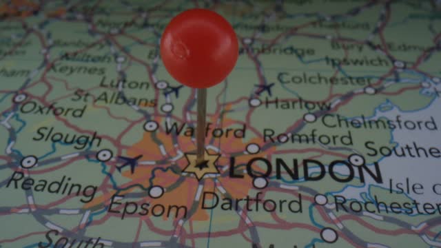London Map Stock Footage: Royalty-Free Video Clips - Storyblocks