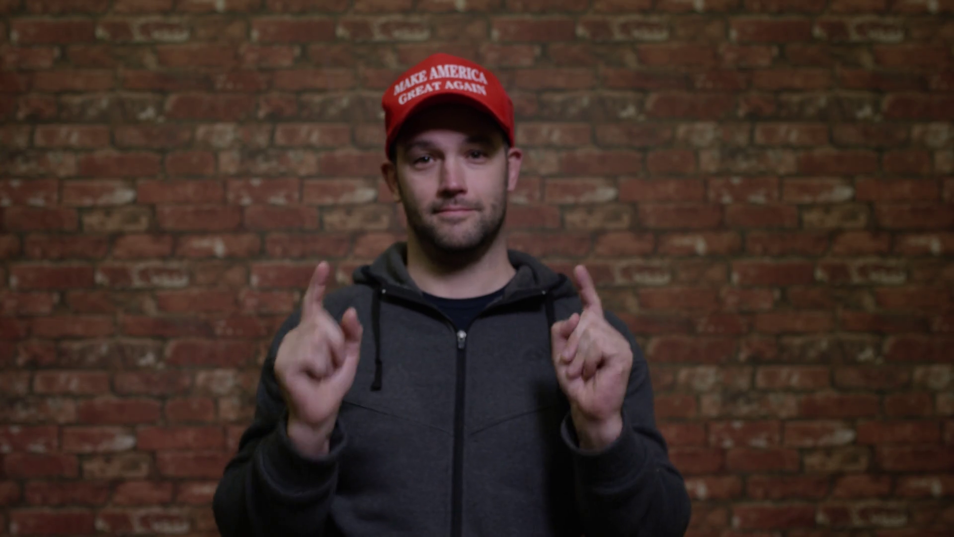 Maga Adult White Man Making America Great Stock Footage SBV-347719191 ...