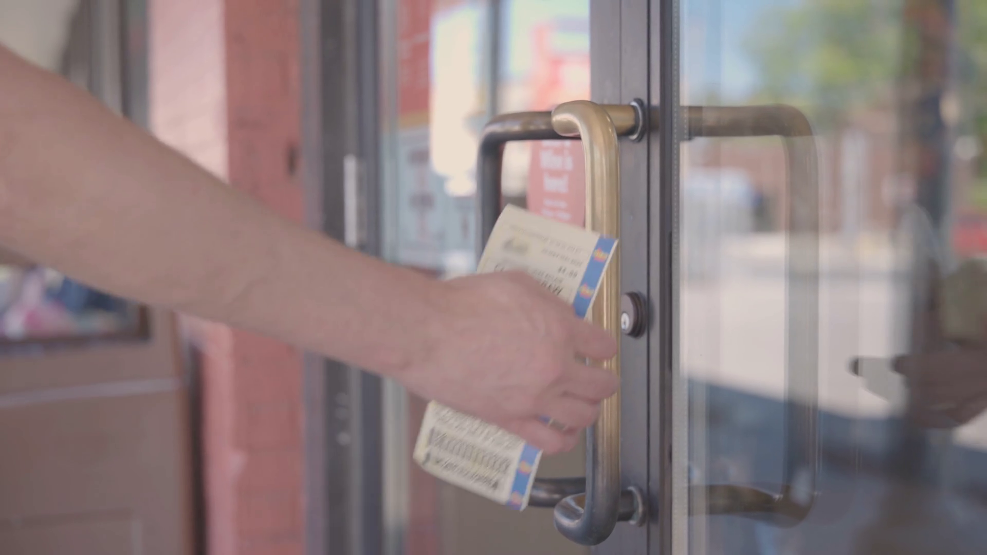 Man Taking Lotto Ticket Back To Store Stock Footage SBV-352232759 ...