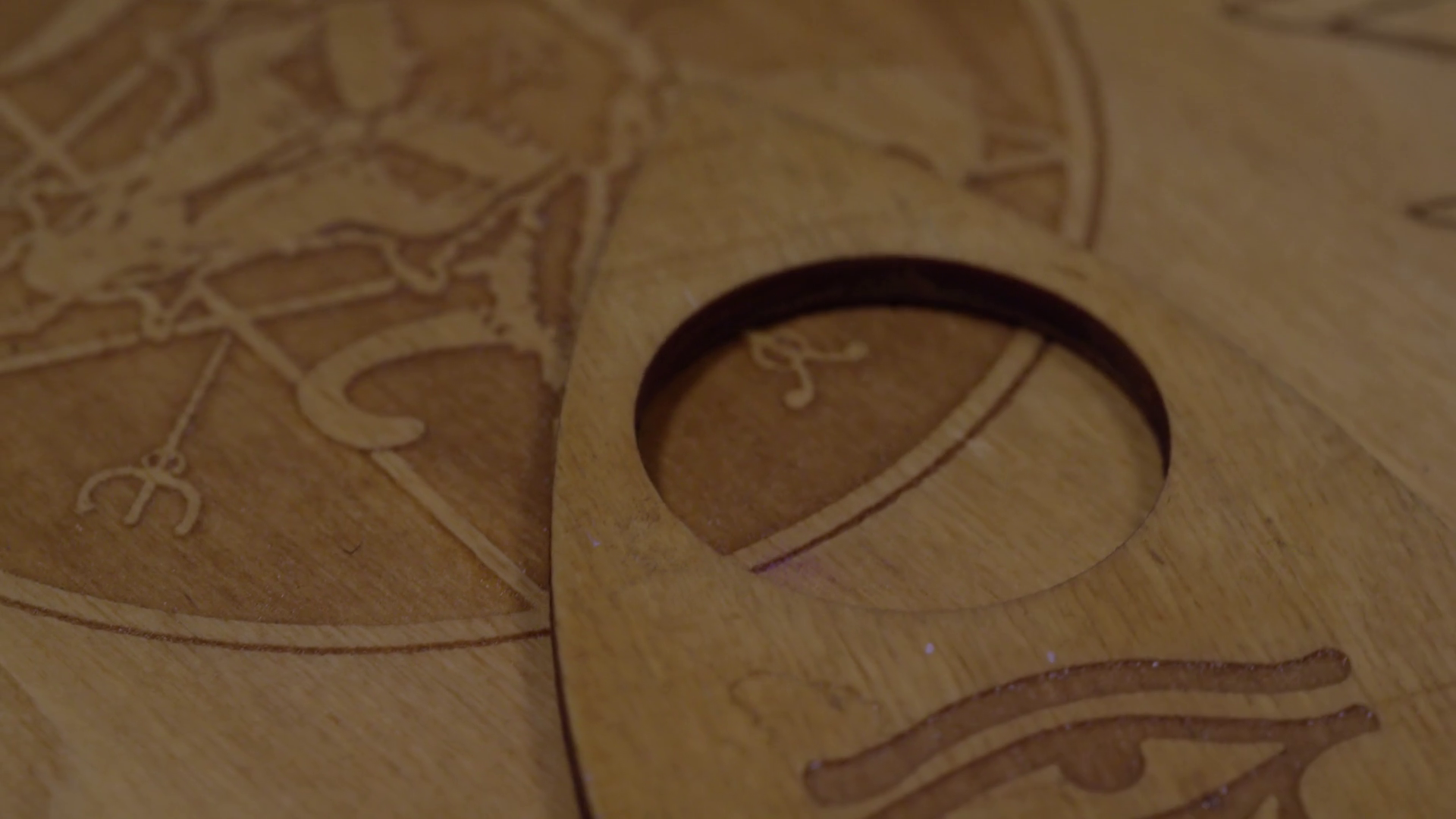 Occult Satanic Ouija Occult Board Game Stock Footage SBV-347734016 ...
