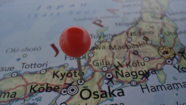Osaka Japan Map Stock Footage: Royalty-Free Video Clips - Storyblocks