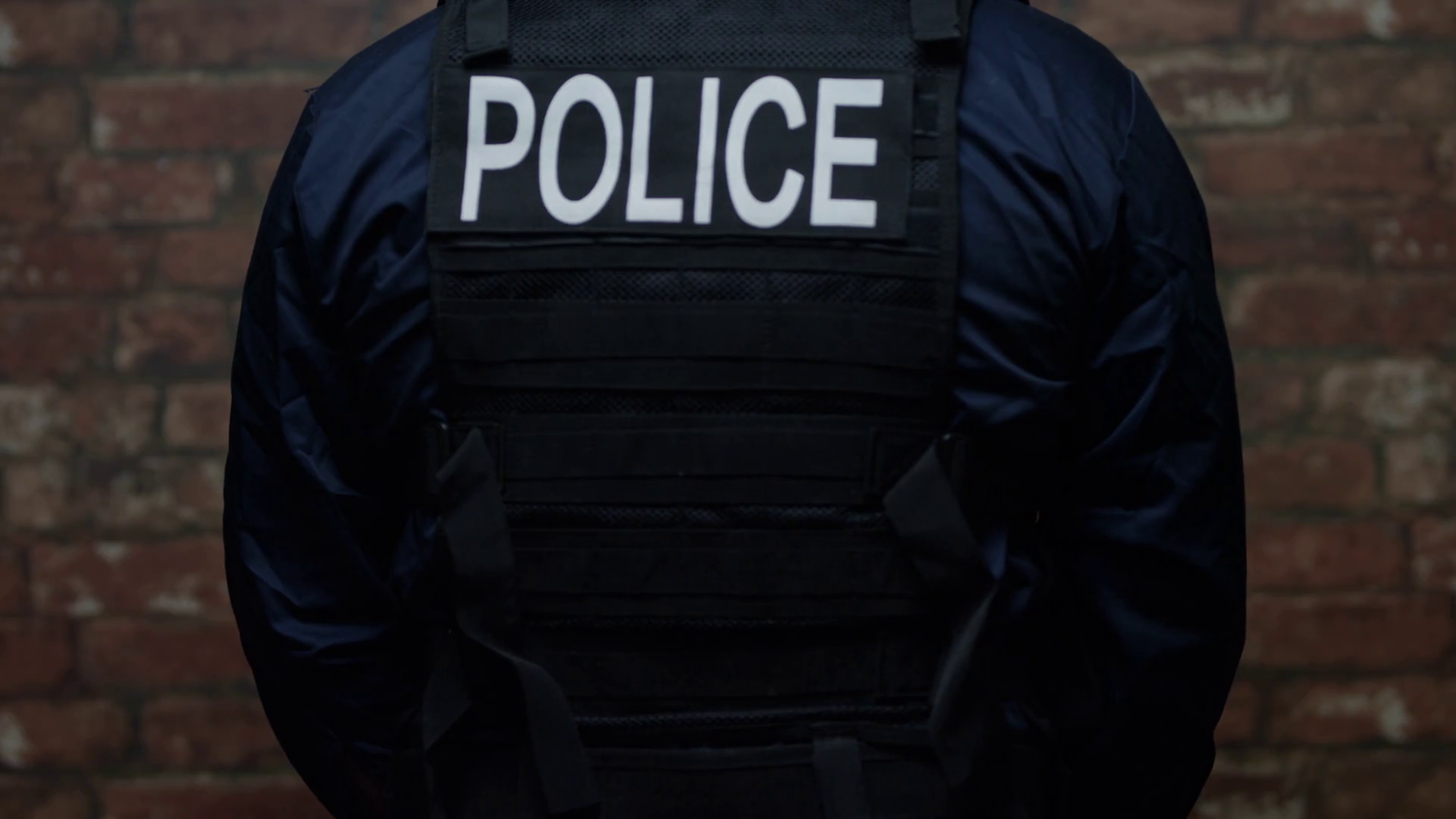Police Guns Police Officer Turn Around With Stock Footage SBV-348564965 ...