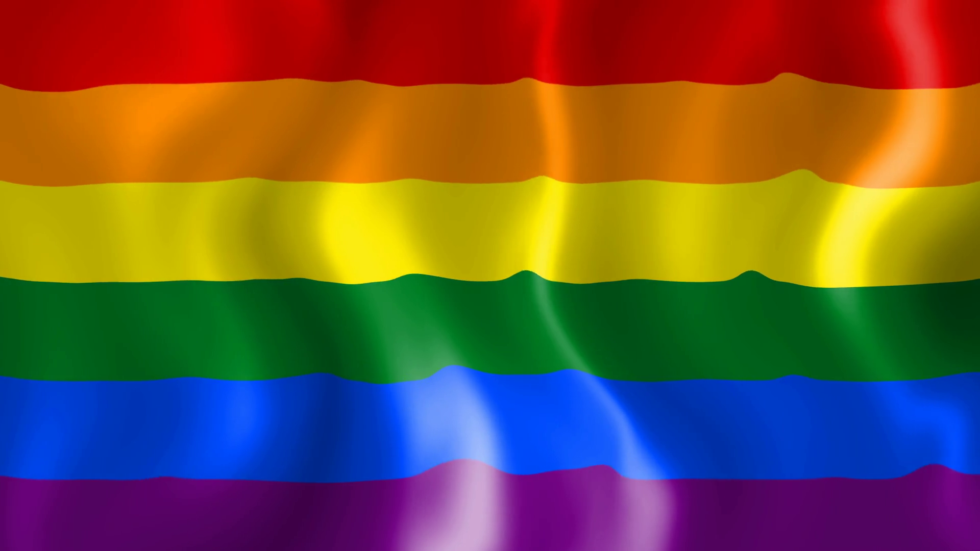 Pride Flag - Slow Motion Animation Stock Footage SBV-347734007 ...