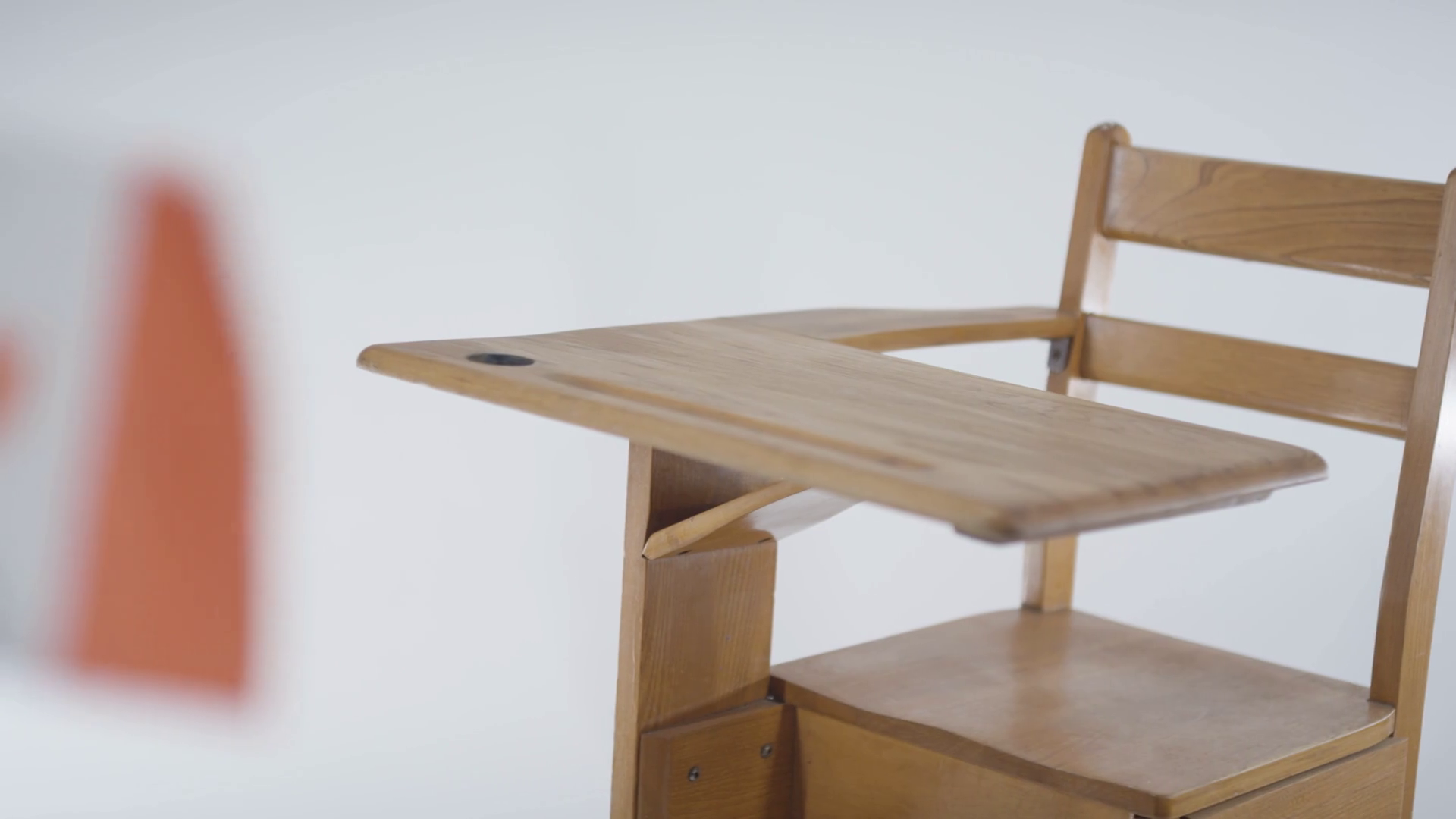 Rack Focus From School Desk To Canadian Flag Stock Footage SBV ...