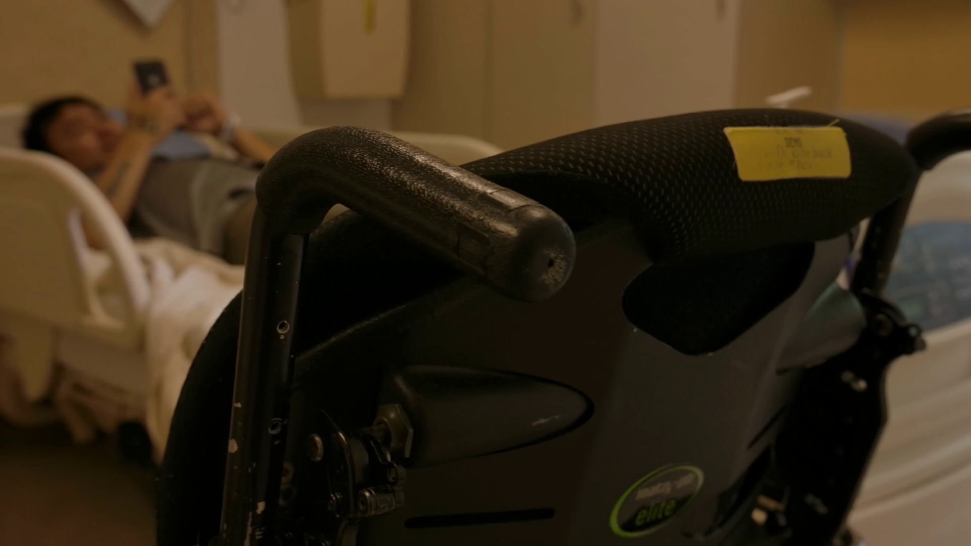 Slider Shot Of Inuit Man In Hospital Bed Stock Footage SBV-348498603 ...