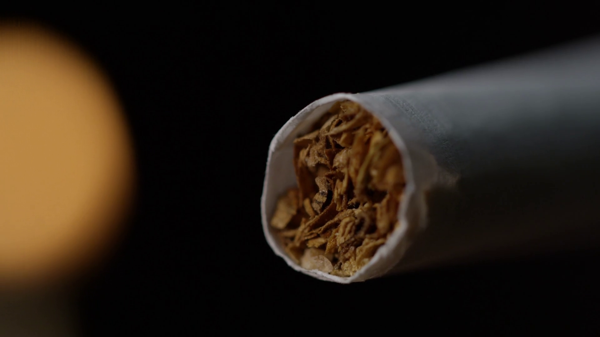 Smoking Addiction Match Cigarette On Black Stock Footage SBV-347718260 ...