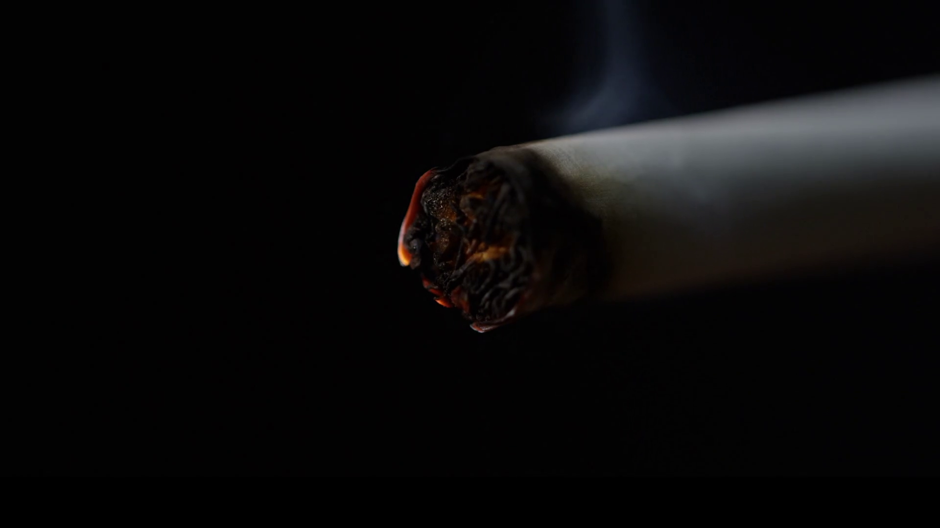 Smoking Addiction Zoom In On Burning Stock Footage SBV-347718294 ...