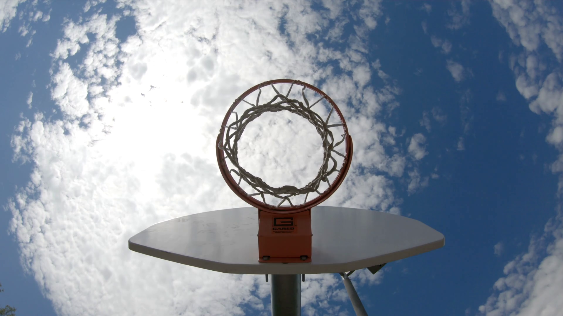 Summer Sunny Day Unique Angle Basketball In Stock Footage SBV-335418626 ...