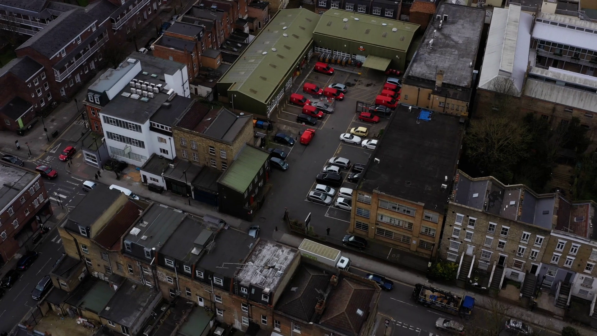 Uk City Skyline Hornsey Road North London Stock Footage SBV-348568519 ...