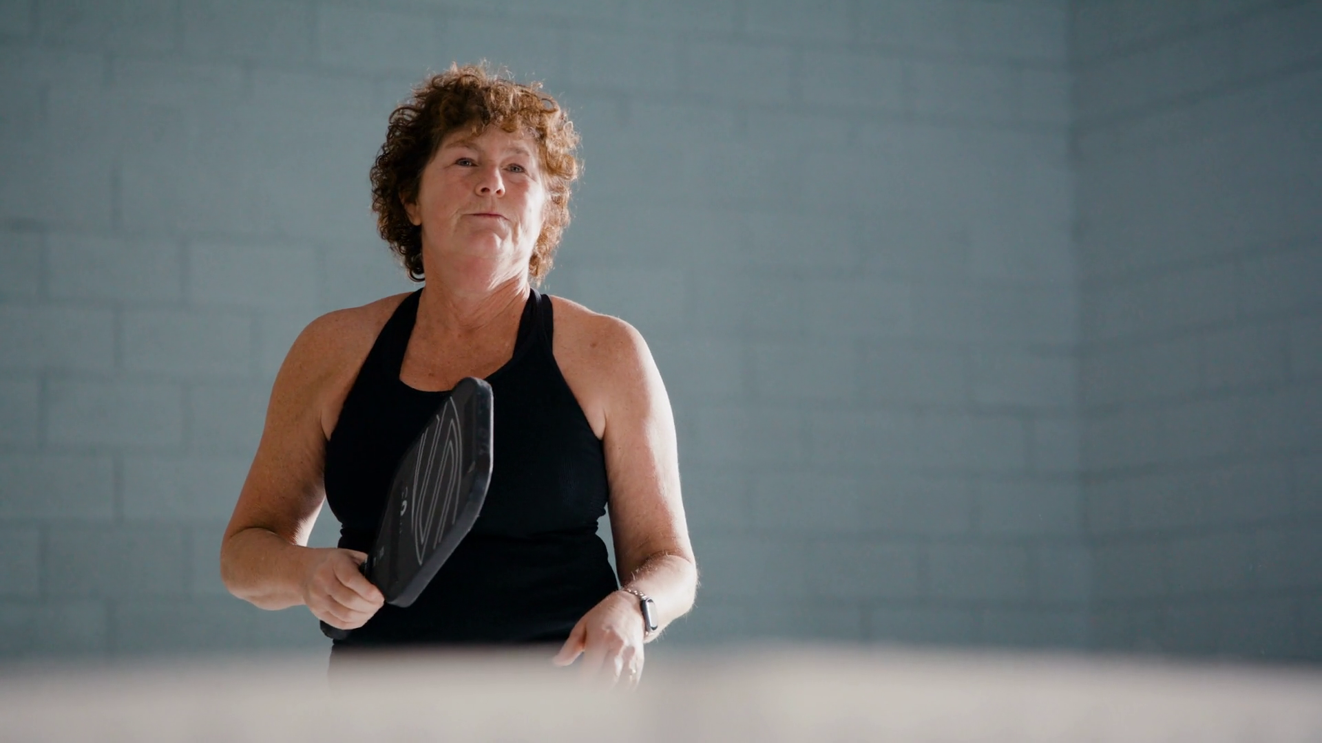 Woman Smashing Pickleball Close Up Stock Footage SBV-351850543 ...