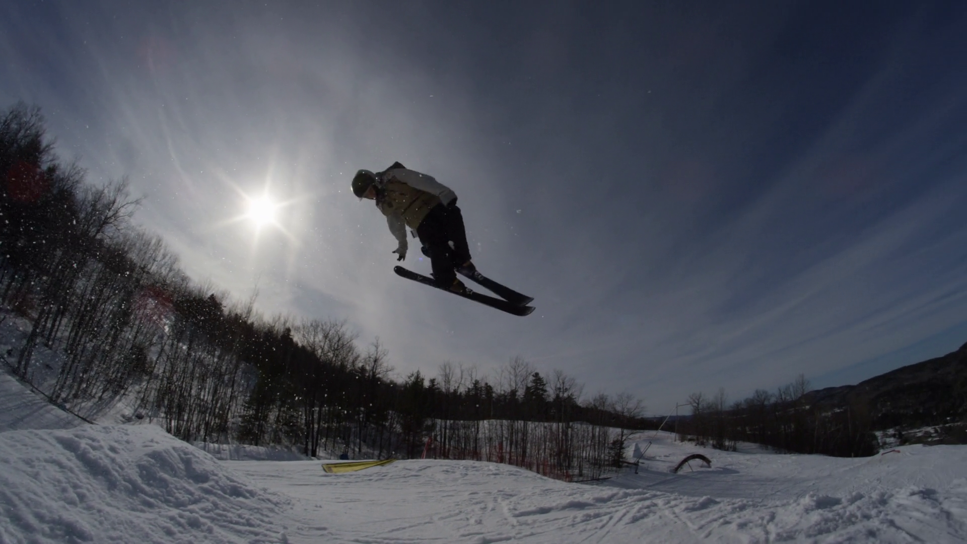 Winter Slow Motion Extreme Sports - Ski 360 Stock Video Footage ...