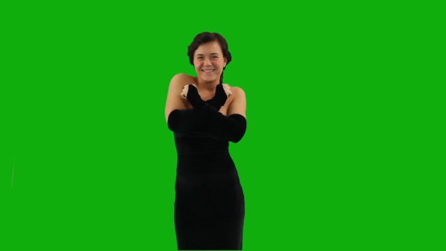 Woman Fashion Green Screen Stock Footage: Royalty-Free Video Clips ...