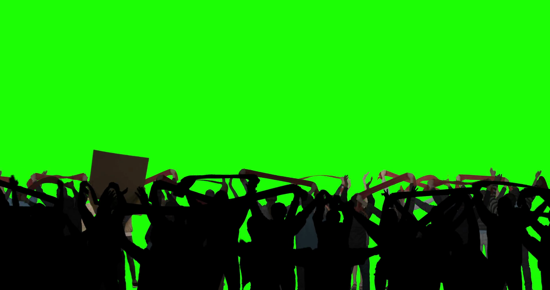 Concert Crowd People Are Real Shot On Green Stock Footage SBV-305887268 ...