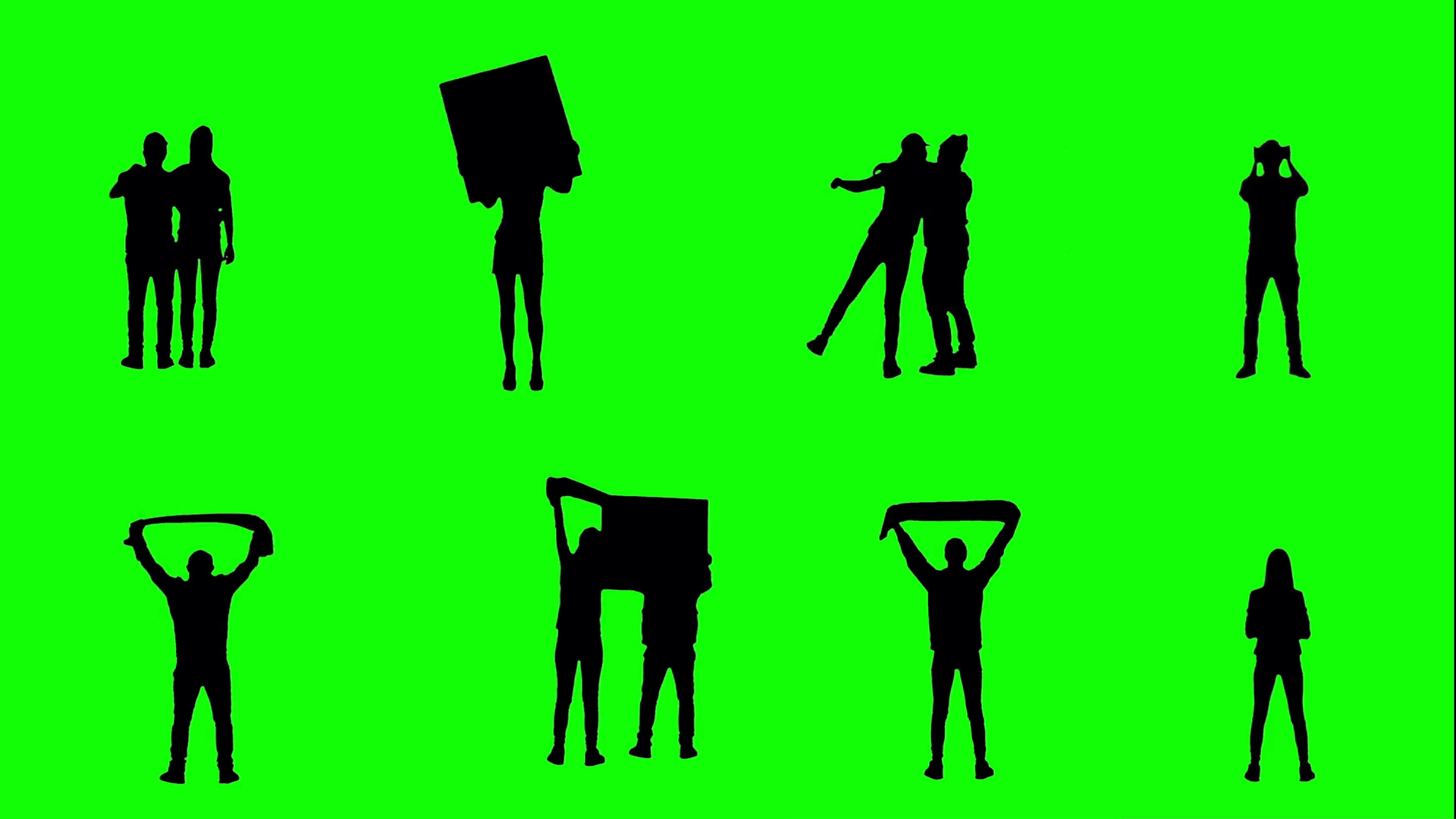 Football Fans On Green Screen Stock Motion Graphics SBV-304034149 ...
