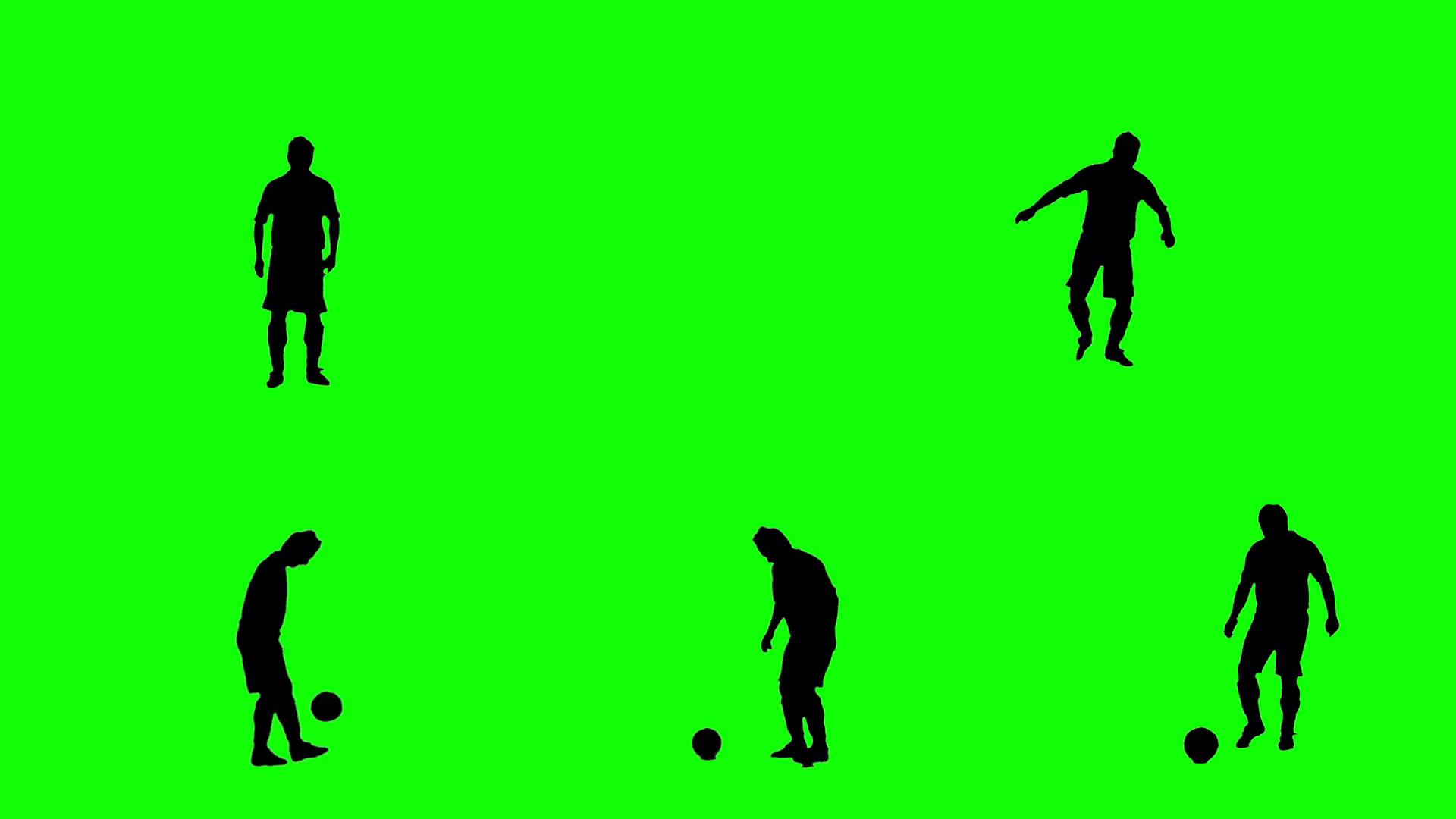 Footballer Juggling Ball Stock Motion Graphics SBV-304031911 - Storyblocks
