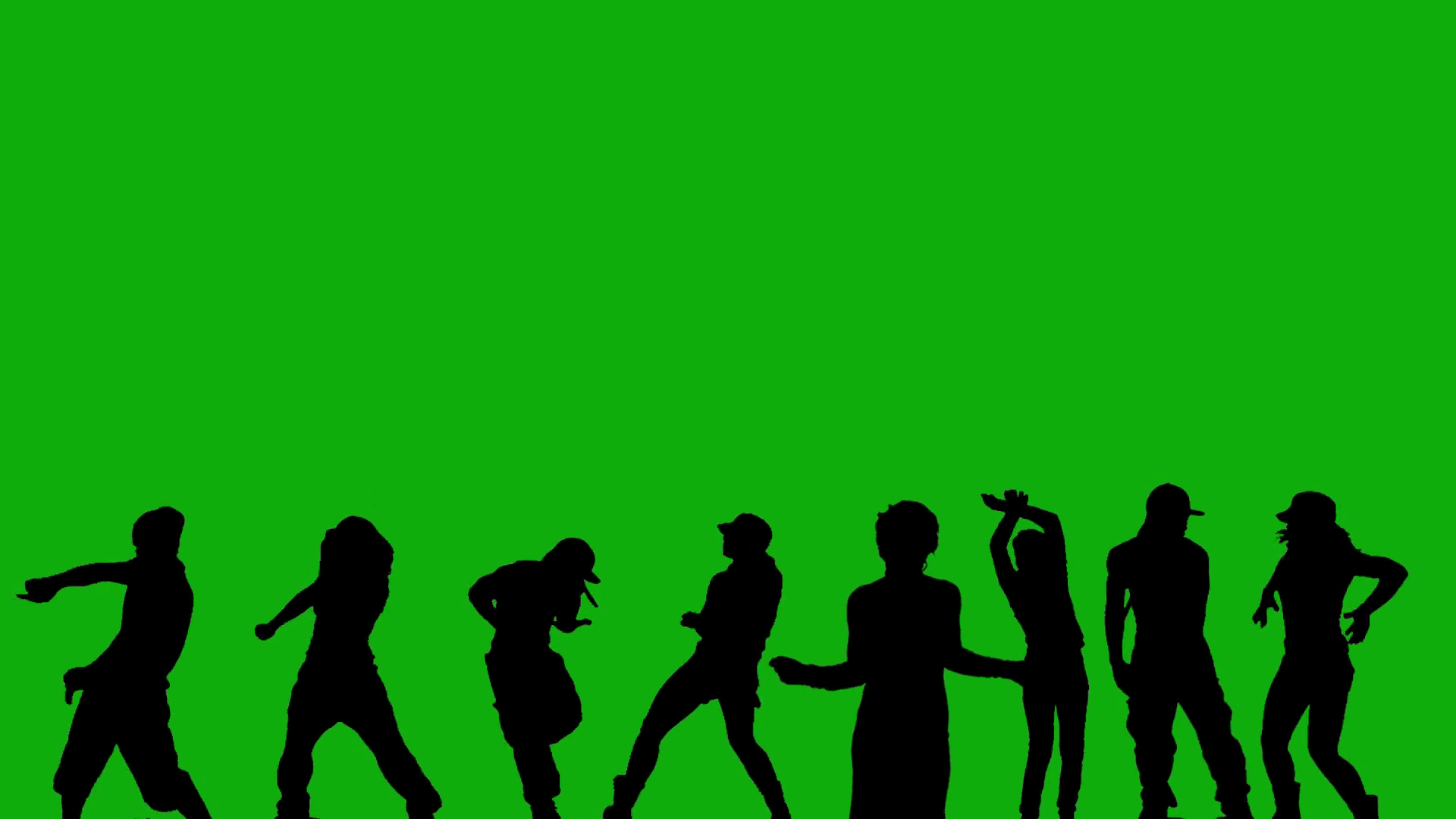 People dancing different styles against green screen. Stock Video ...